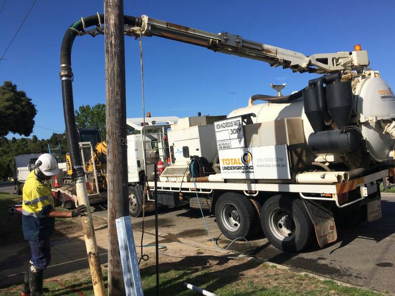 Non Destructive Digging (NDD) - Hydro Excavation Melbourne - TUS